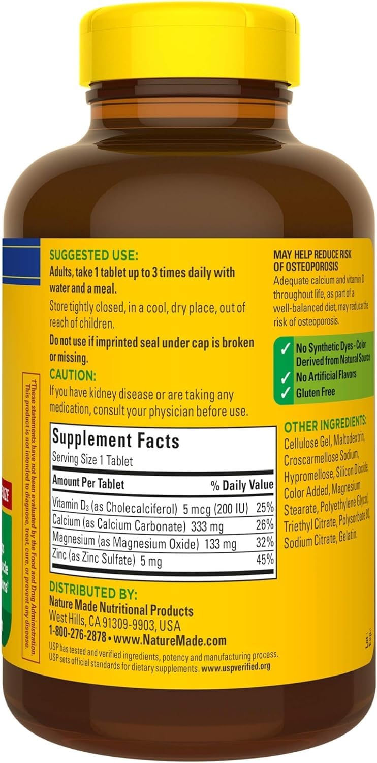 Support bone health with calcium magnesium