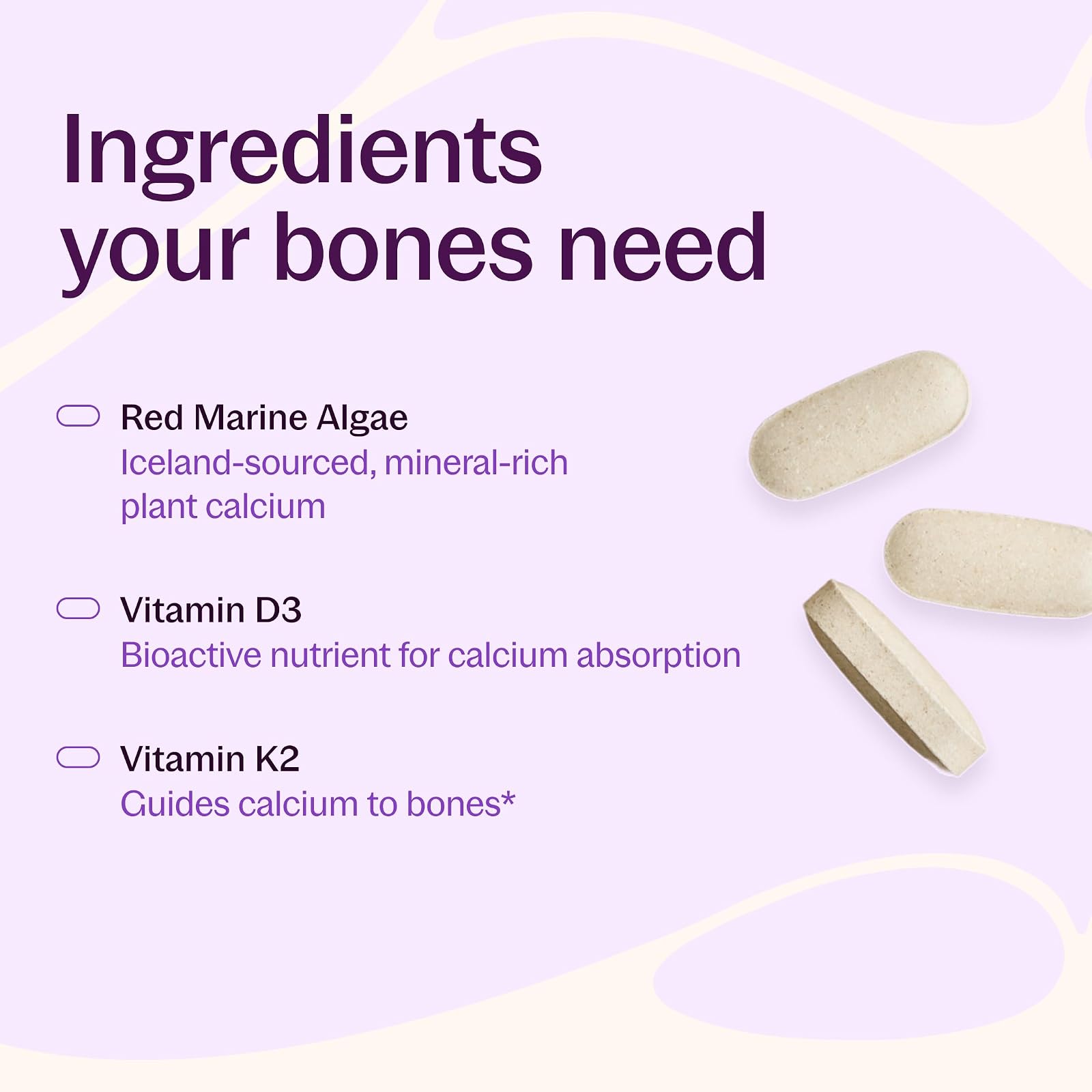 support bone health with calcium