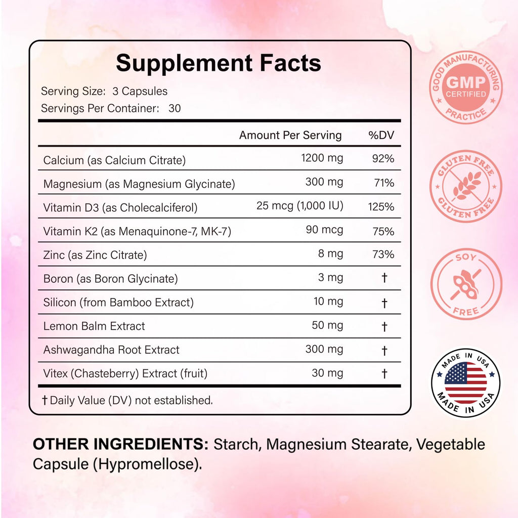 support bone health with calcium