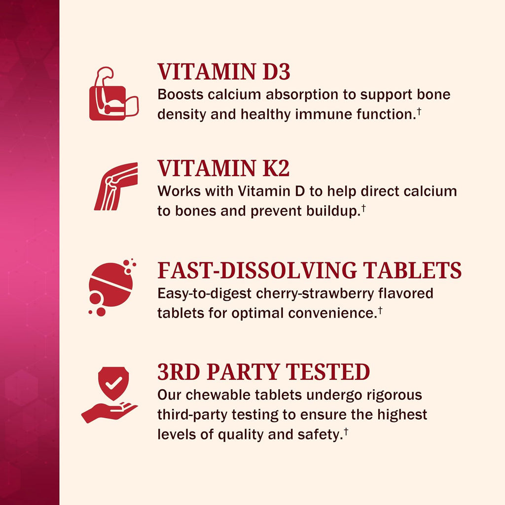 support bone health with D3 K2
