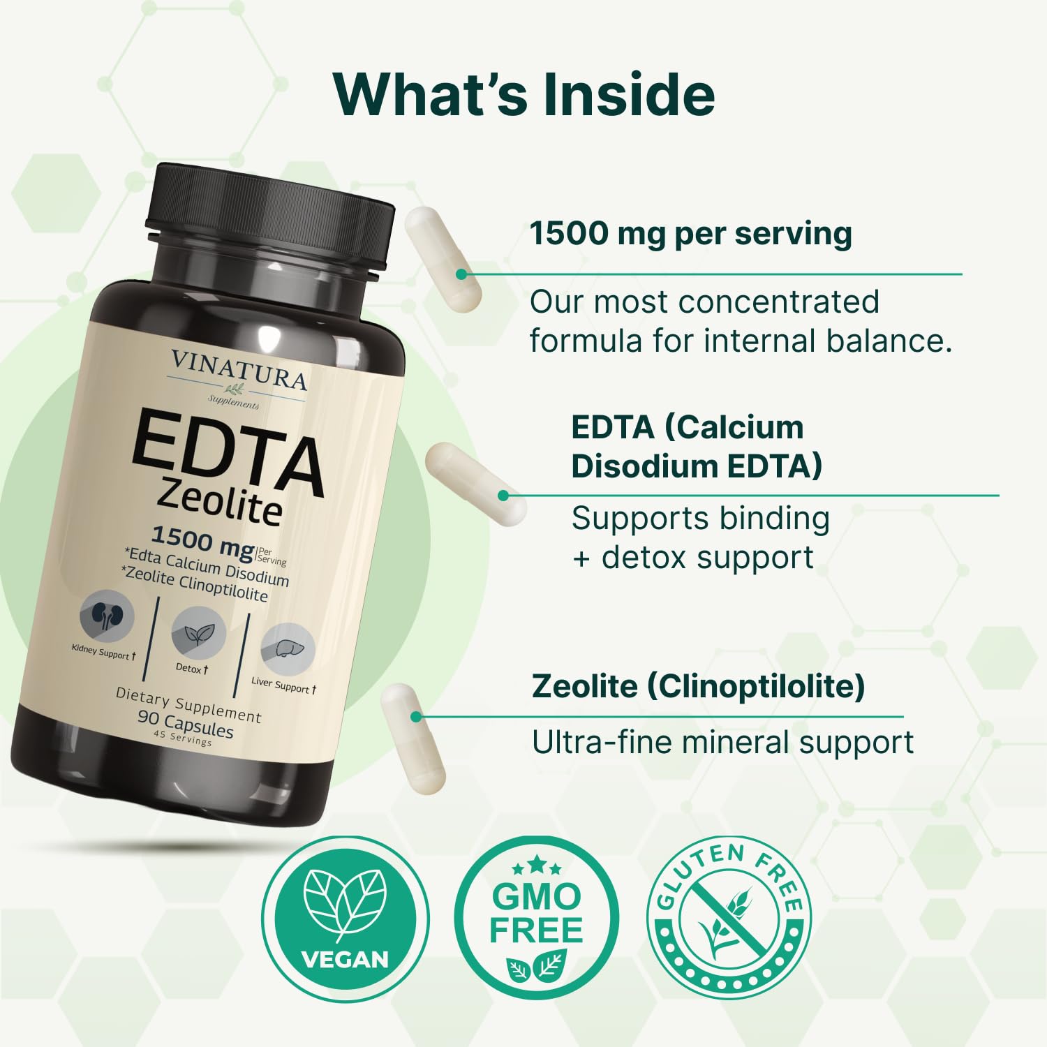 support bone health with EDTA