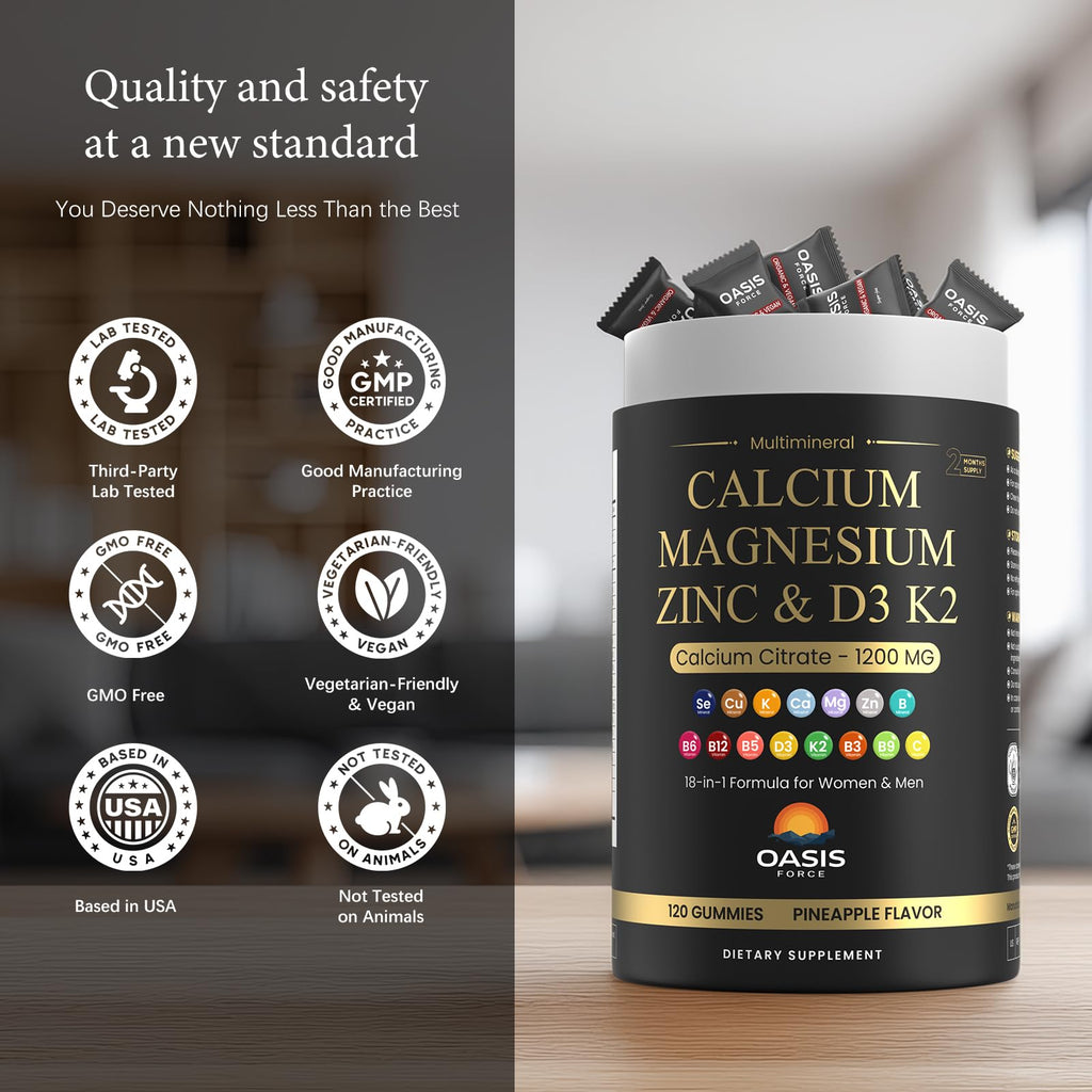 support bone health with gummies