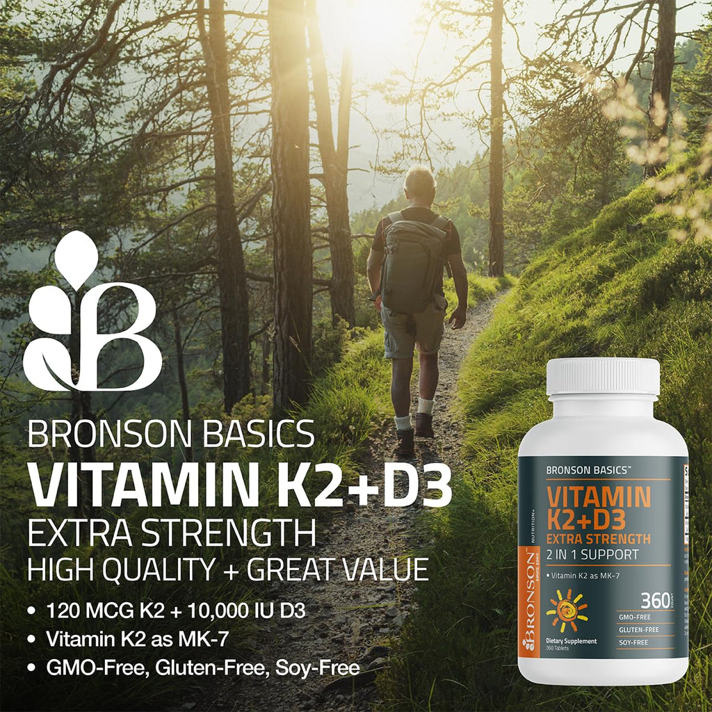 support bone health with K2 D3