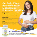 support bone health with potassium magnesium zinc