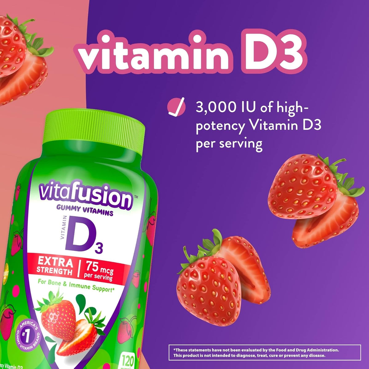 Support bone health with Vitafusion