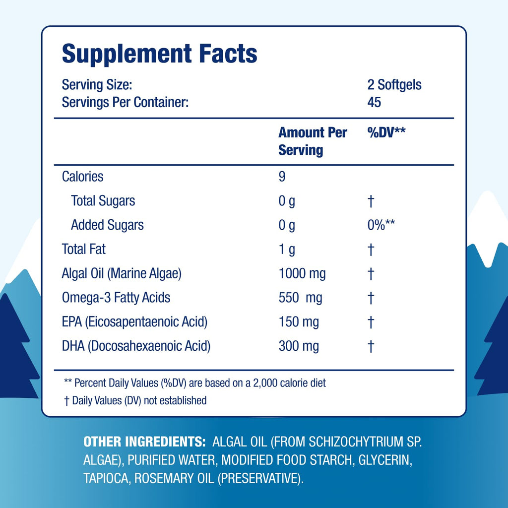 support brain function with algae oil