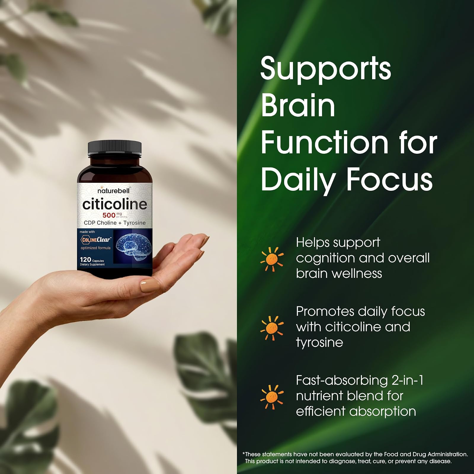 support brain health Citicoline capsules