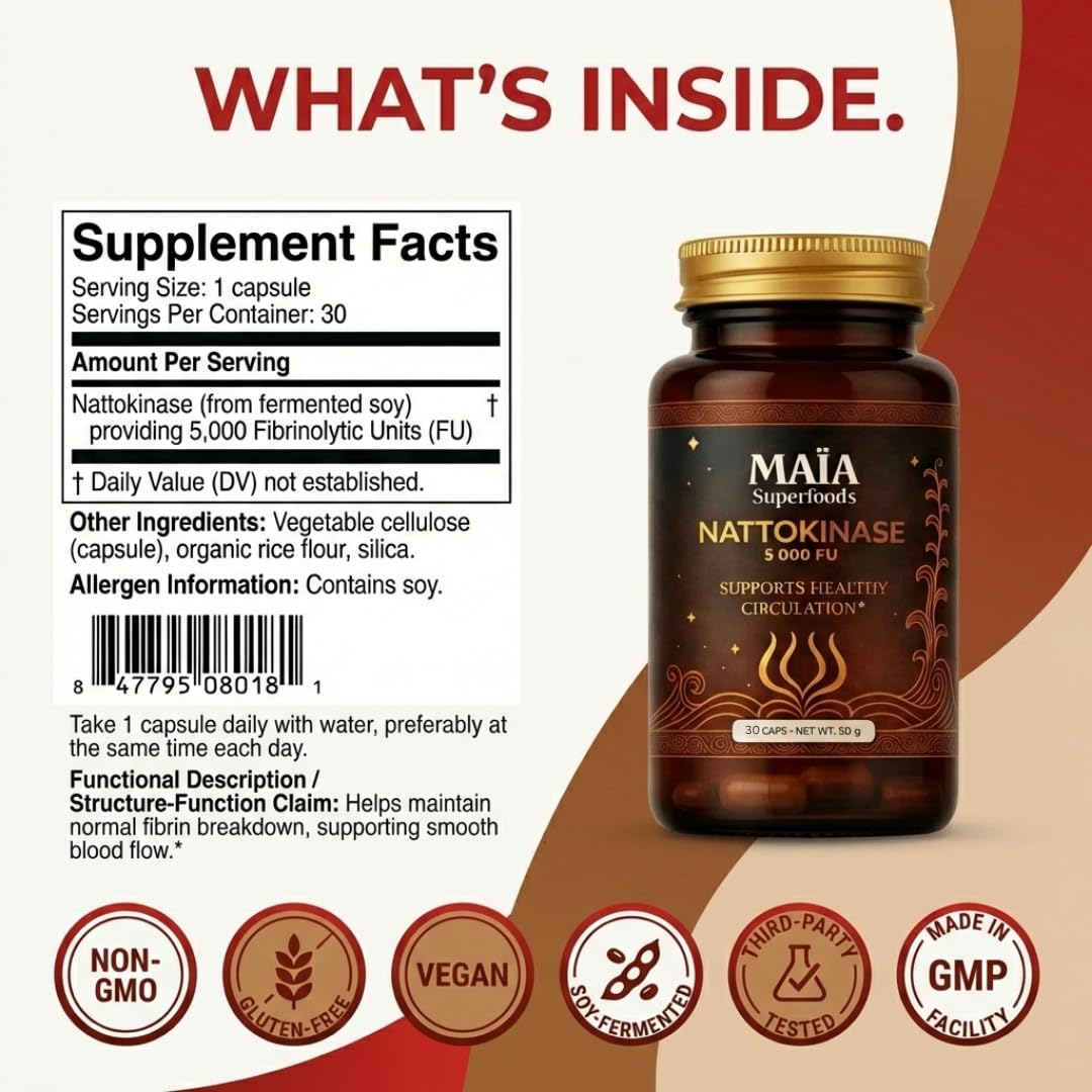 support cardiovascular health with Nattokinase