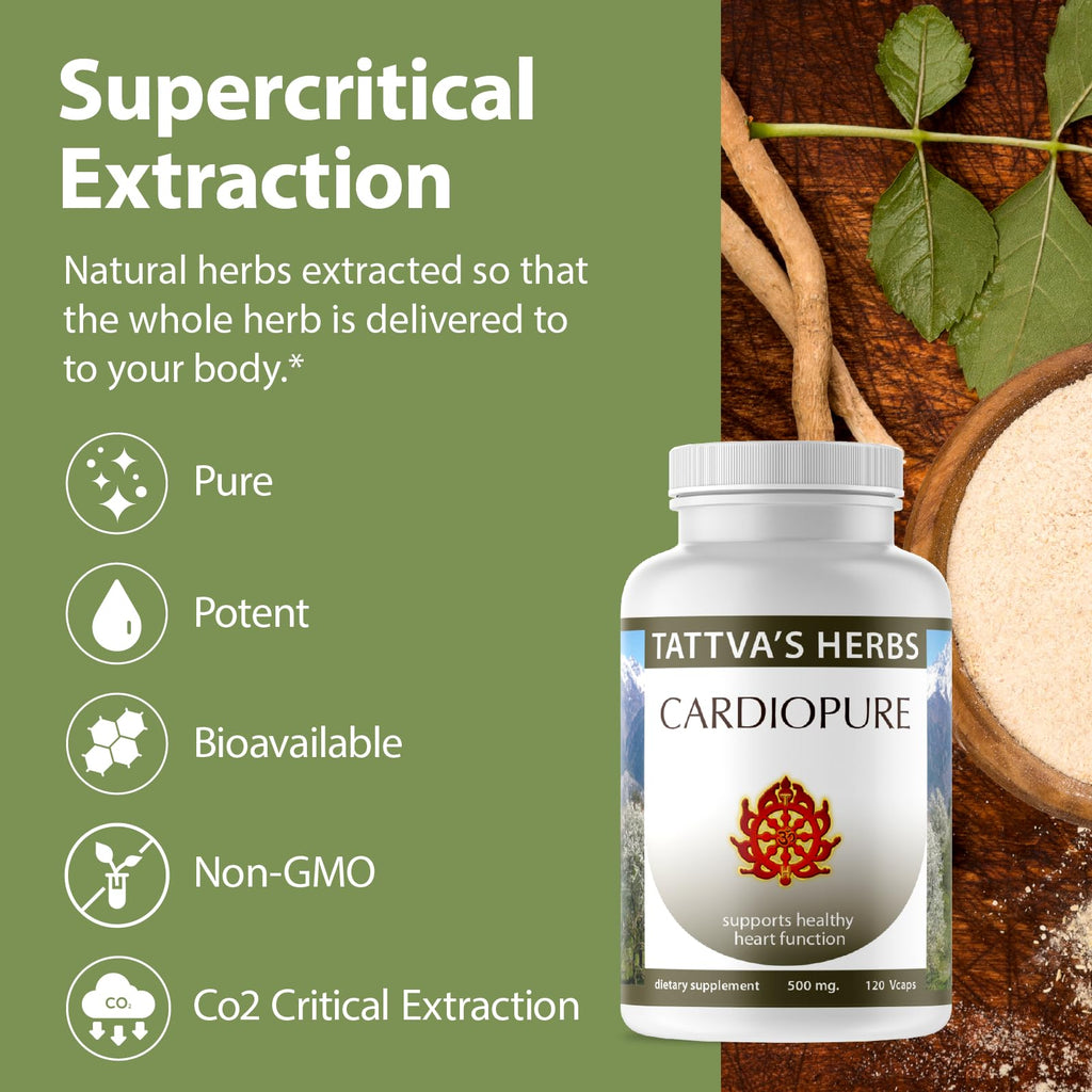 support cardiovascular health with Tattva's Herbs