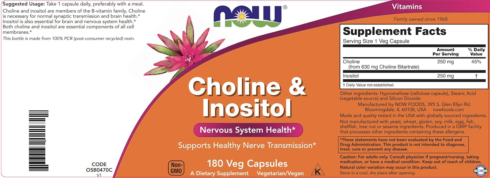 Support cognitive function with choline