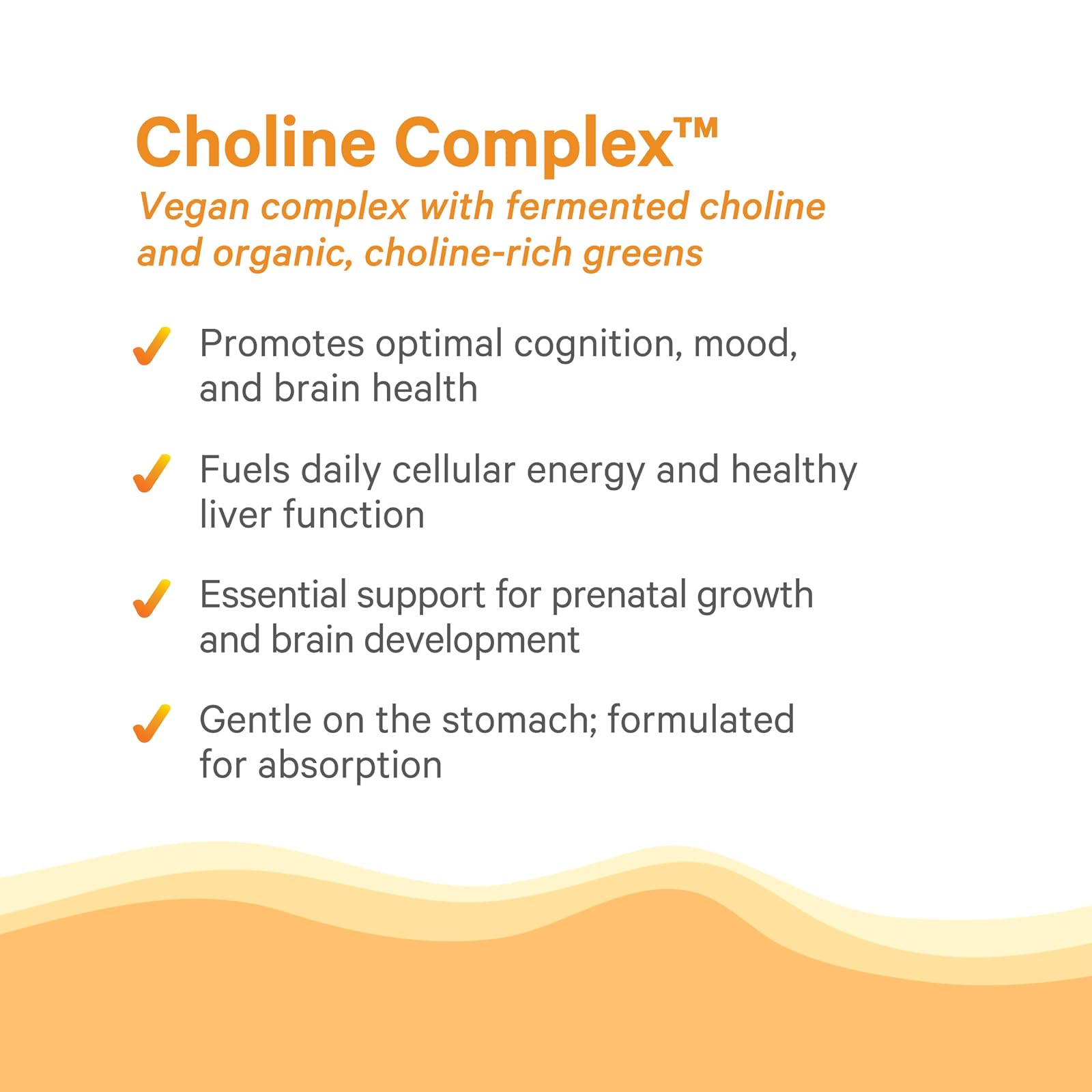 Support cognitive function with choline