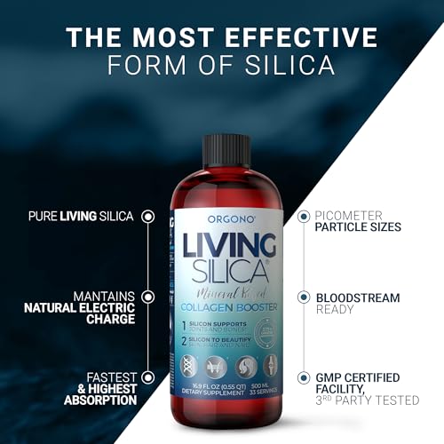Support collagen with silica