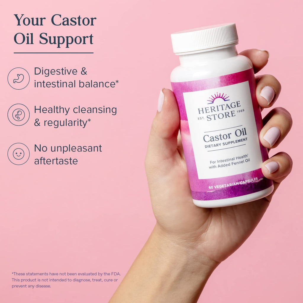 support digestive health with castor oil
