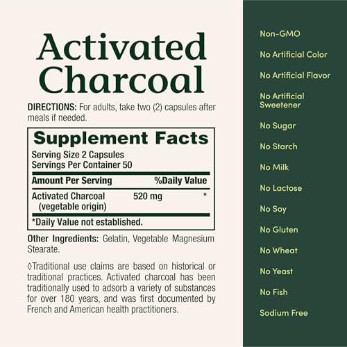 support digestive health with charcoal