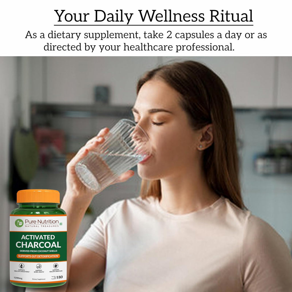 support digestive health with charcoal