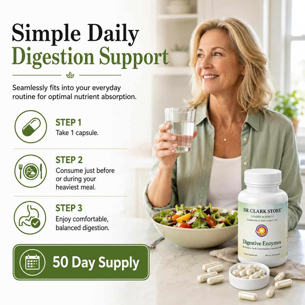 support digestive health with enzymes