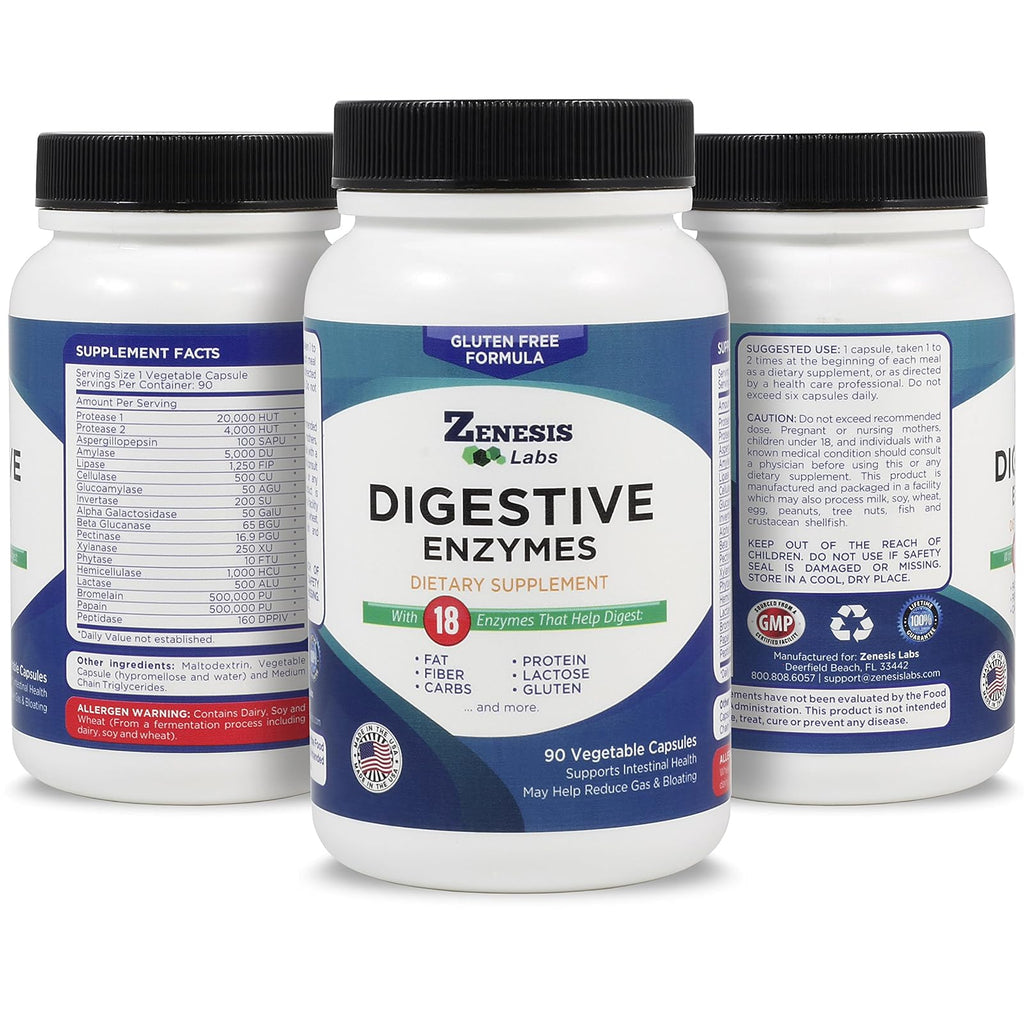 support digestive health with enzymes