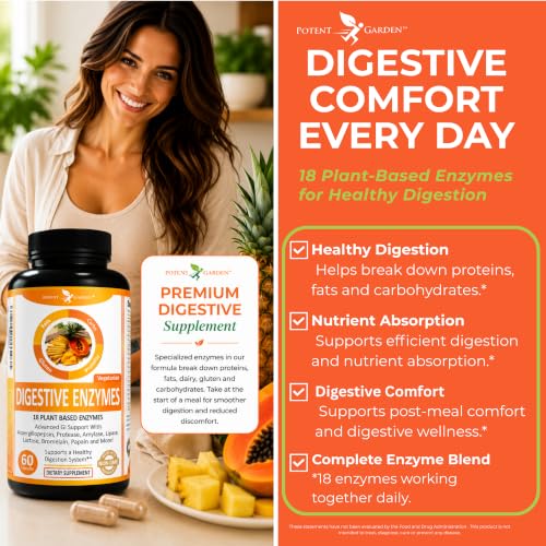 support digestive health with enzymes
