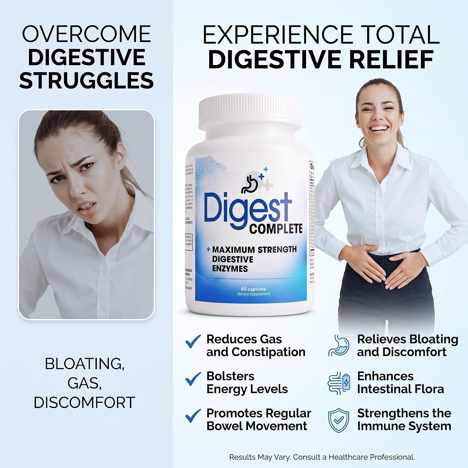 Support digestive health with enzymes
