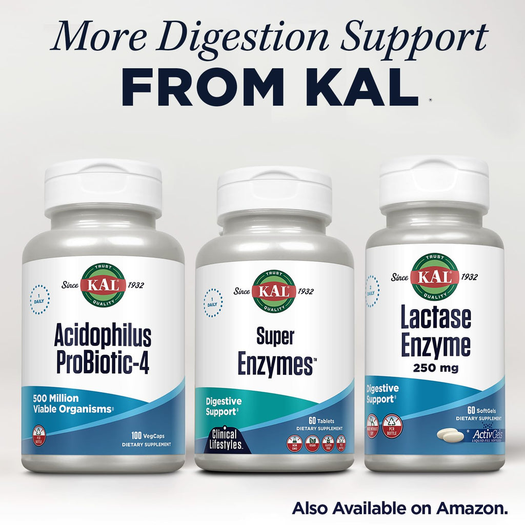 support digestive health with KAL enzymes