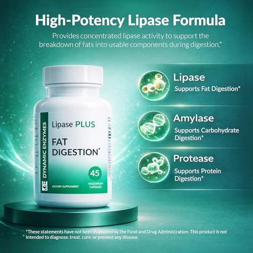 support digestive health with Lipase Plus