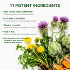 support digestive health with Milk Thistle