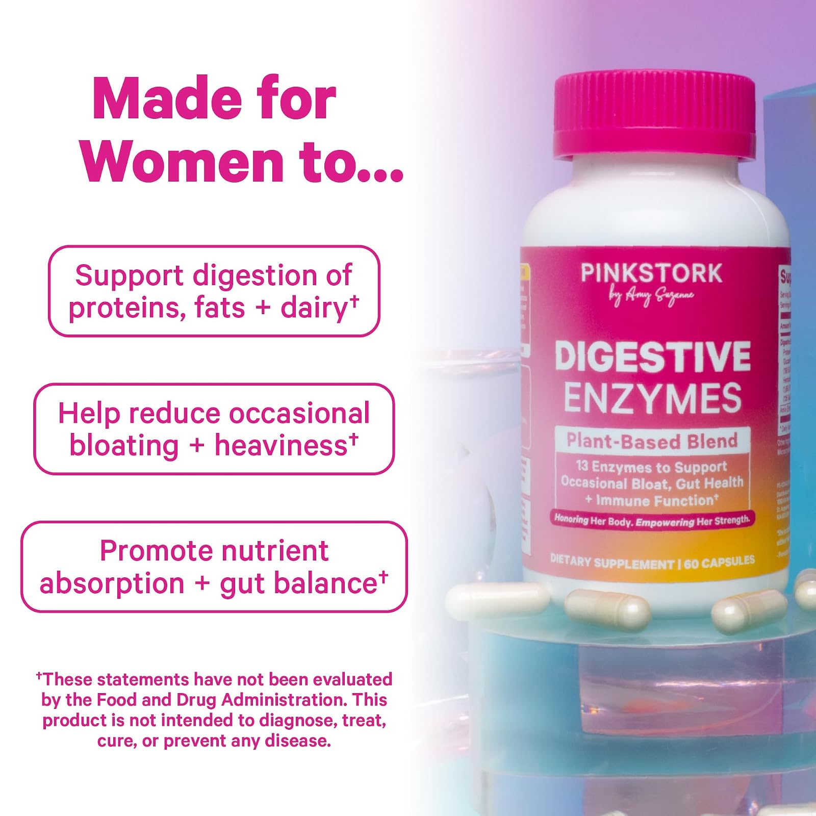 support digestive health with Pink Stork