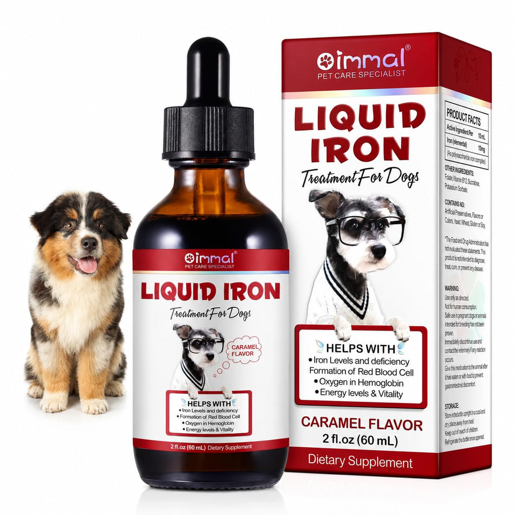 support dog anemia with iron