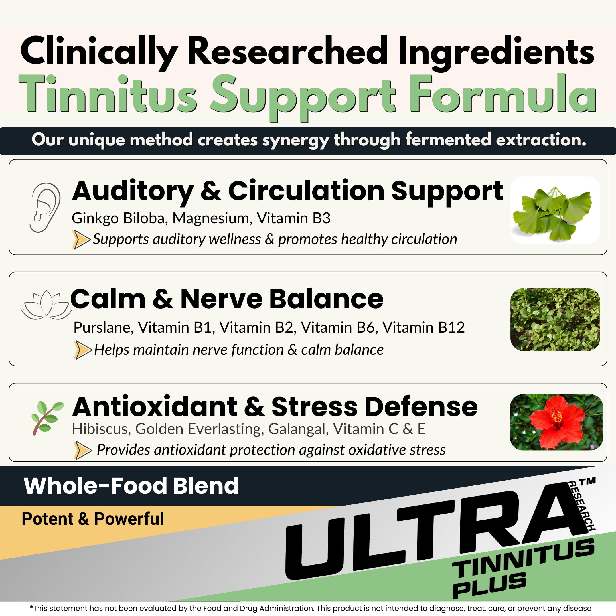 support ear ringing with vitamins