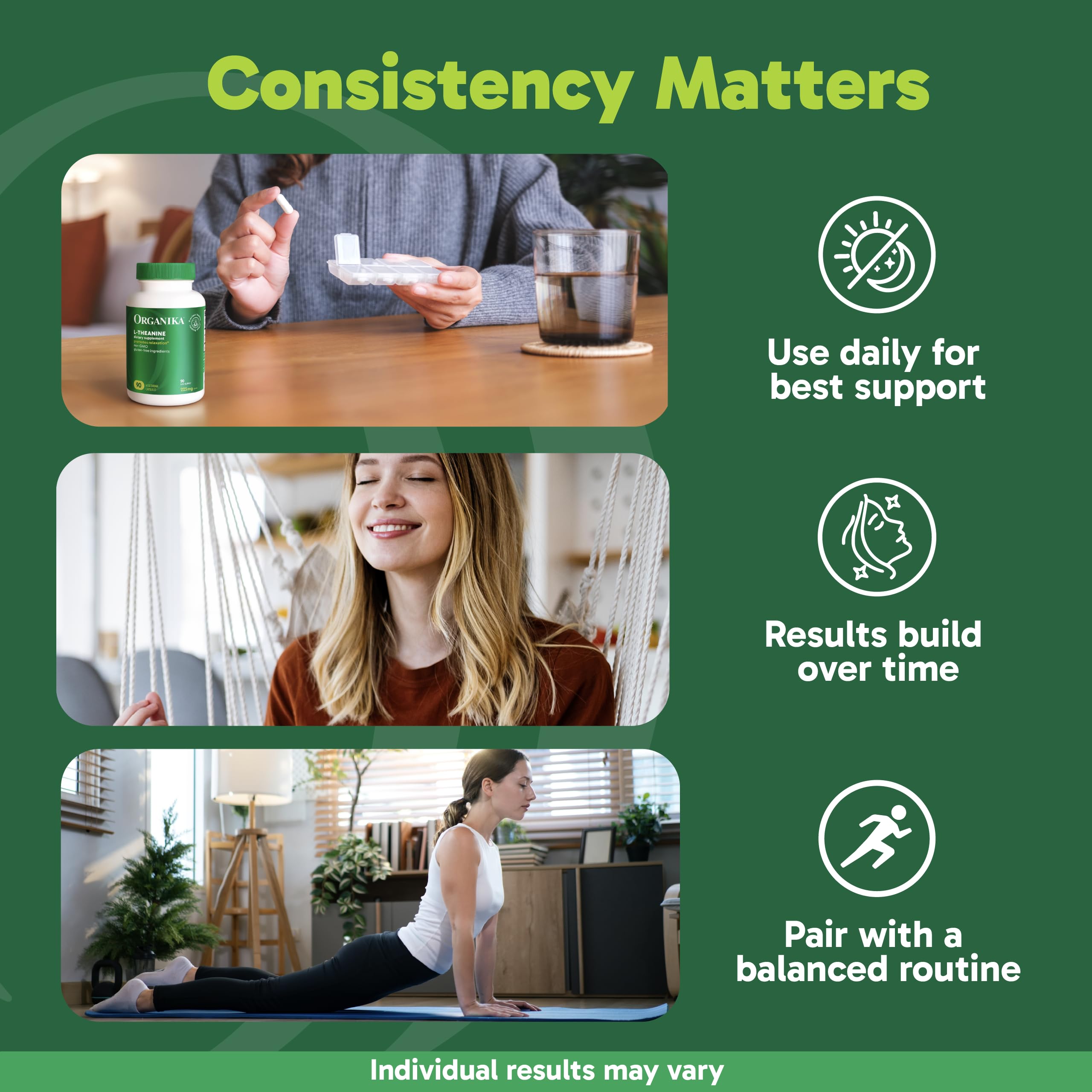 support emotional balance with L-Theanine