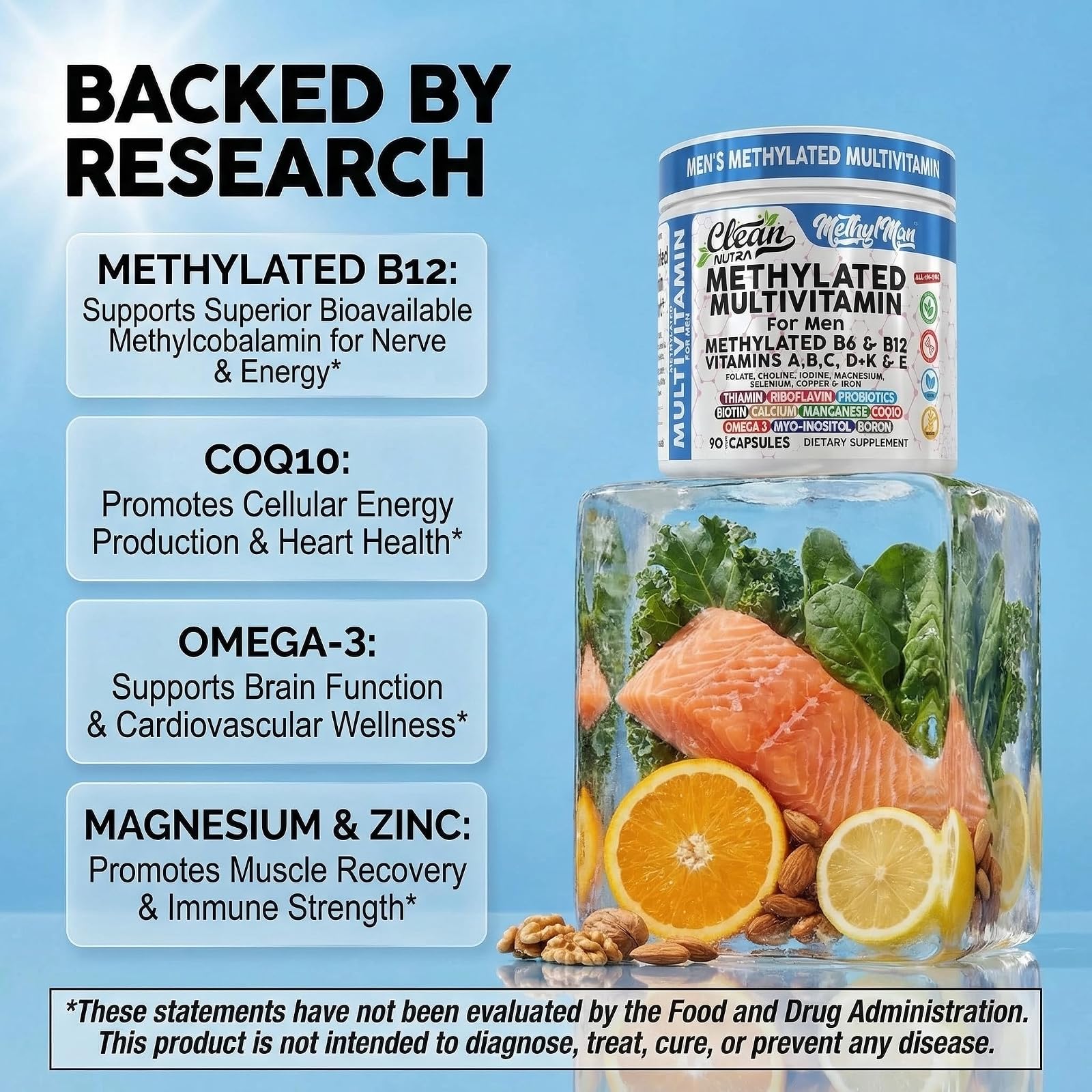 Support energy levels with multivitamins