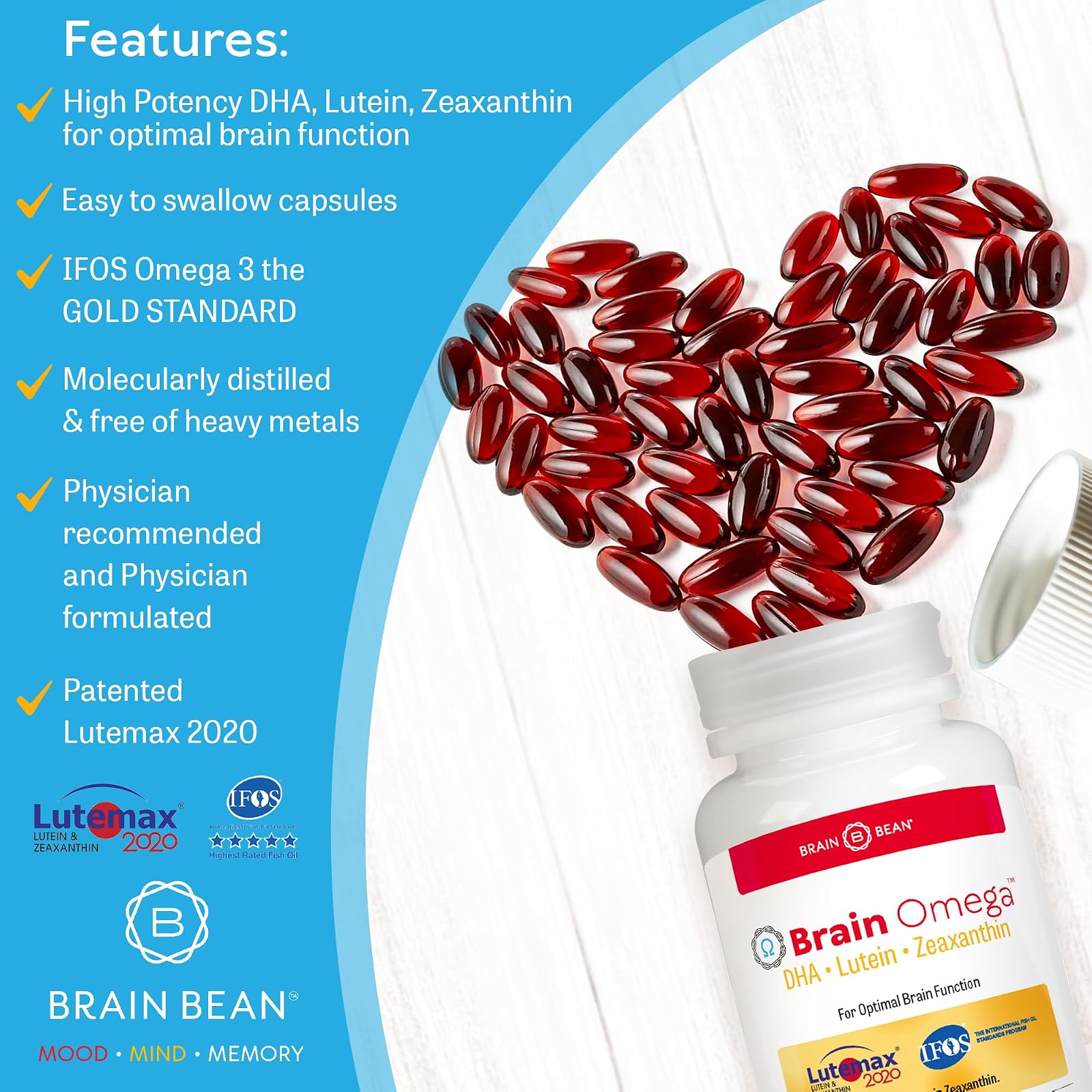 Support eye health with Brain Omega
