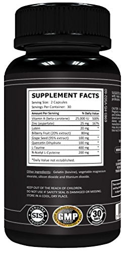 support eye health with vitamins and minerals