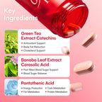 support fat burning with green tea catechins
