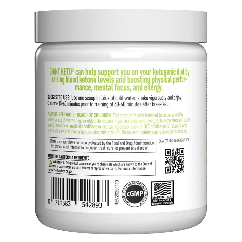 support fat loss with Giant Keto