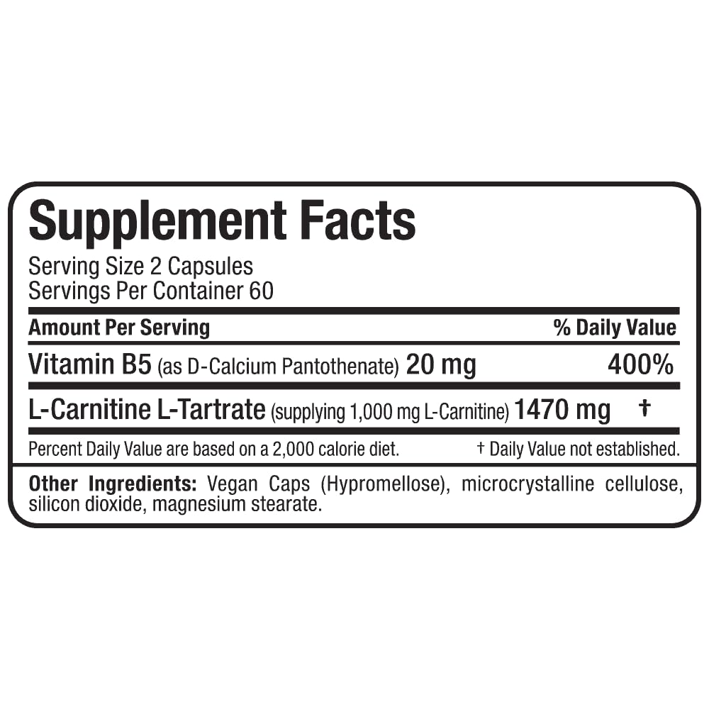 Support fat metabolism with L-Carnitine
