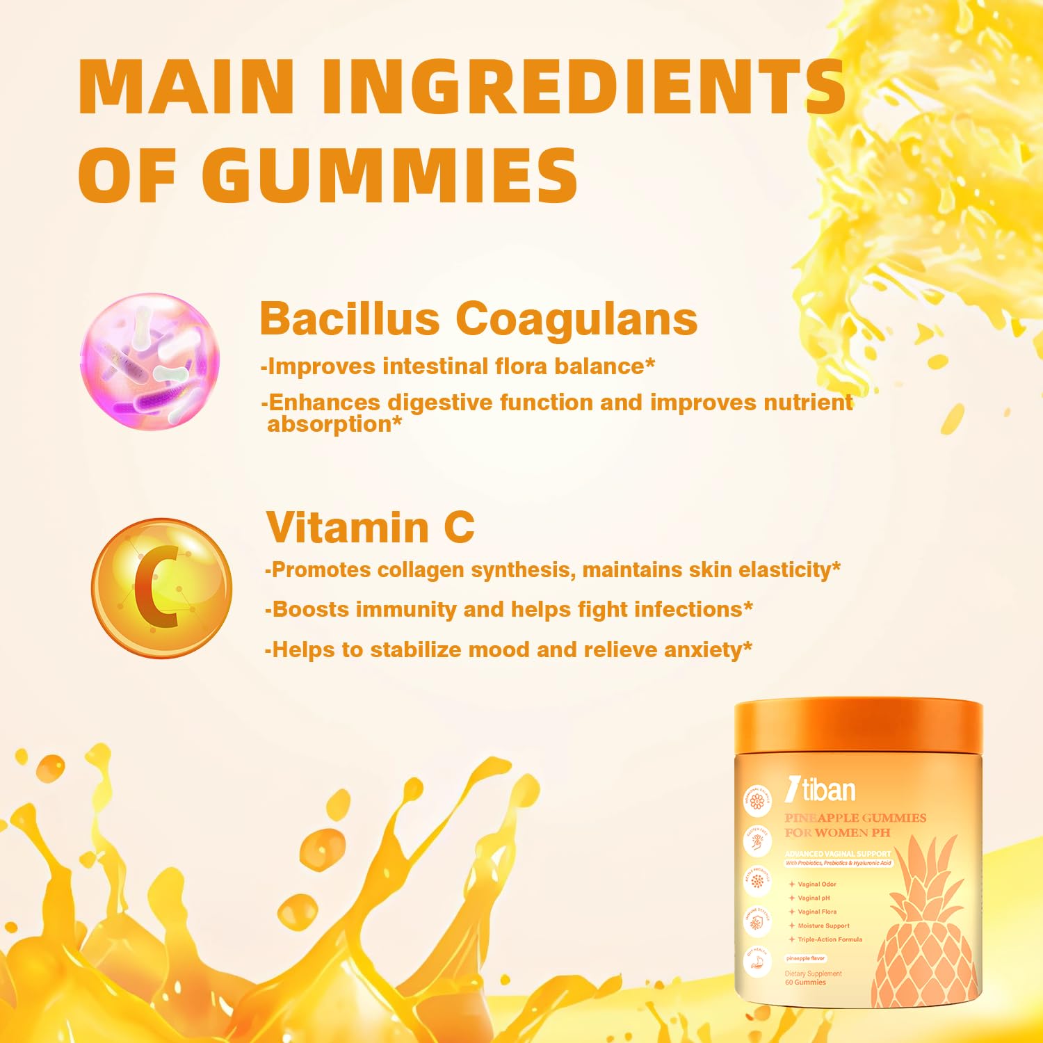 Support feminine health with gummies