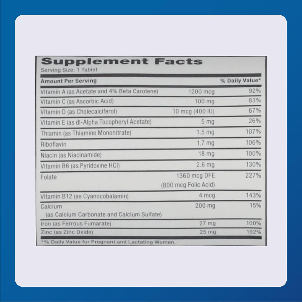 support fetal development with MAJOR tablets