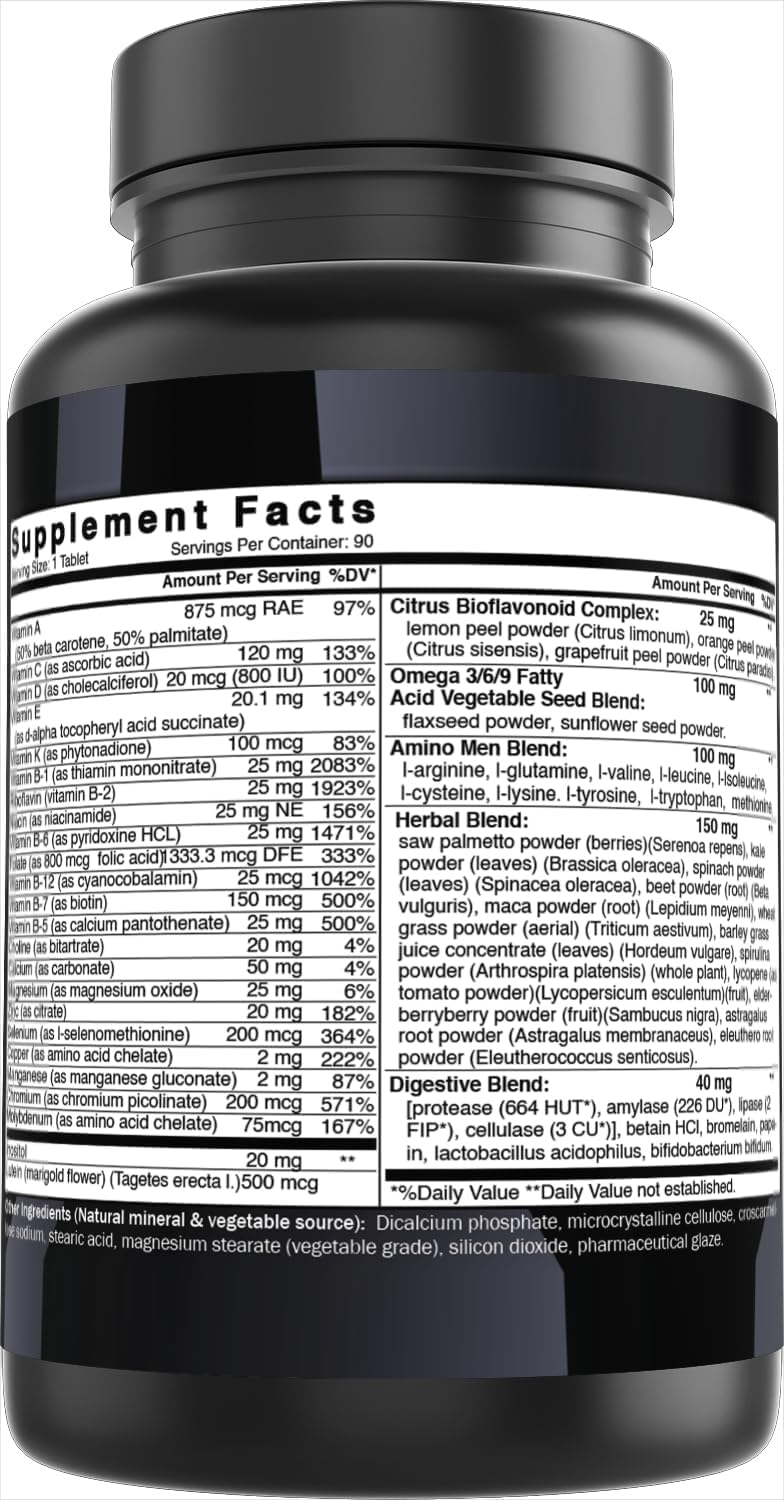 support for active men's lifestyle