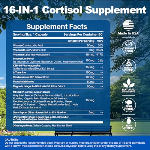 support for cortisol levels