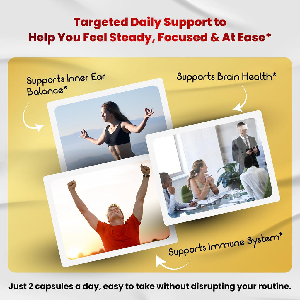 support for ear balance with ginkgo