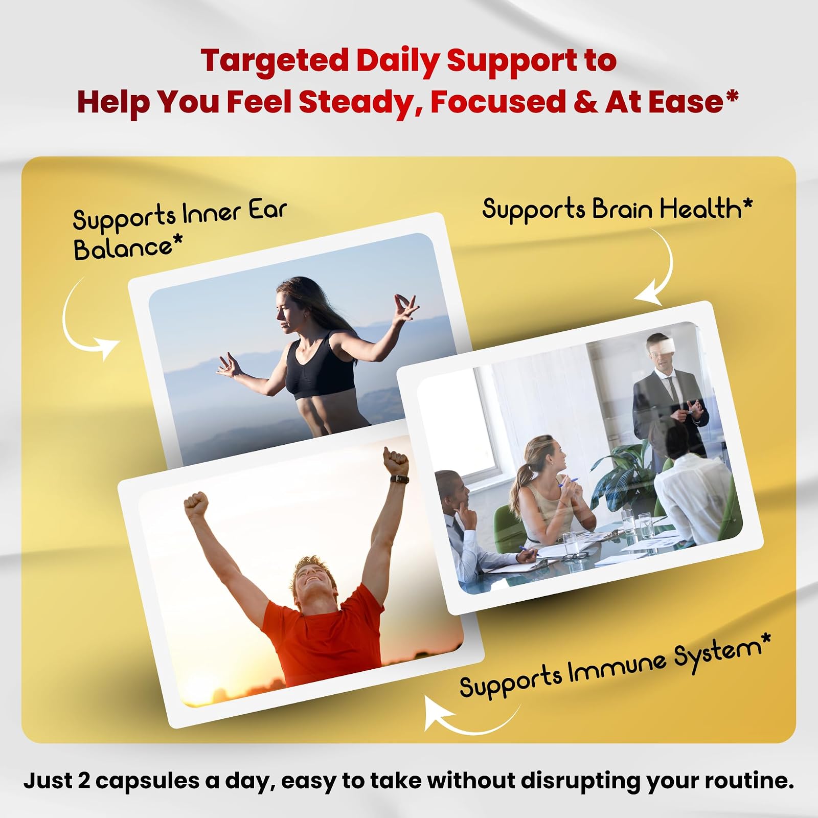 support for ear balance with ginkgo