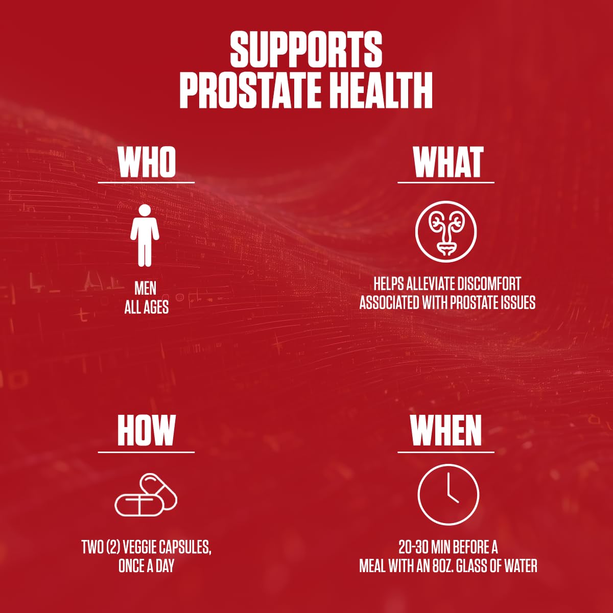 support for healthy urinary function