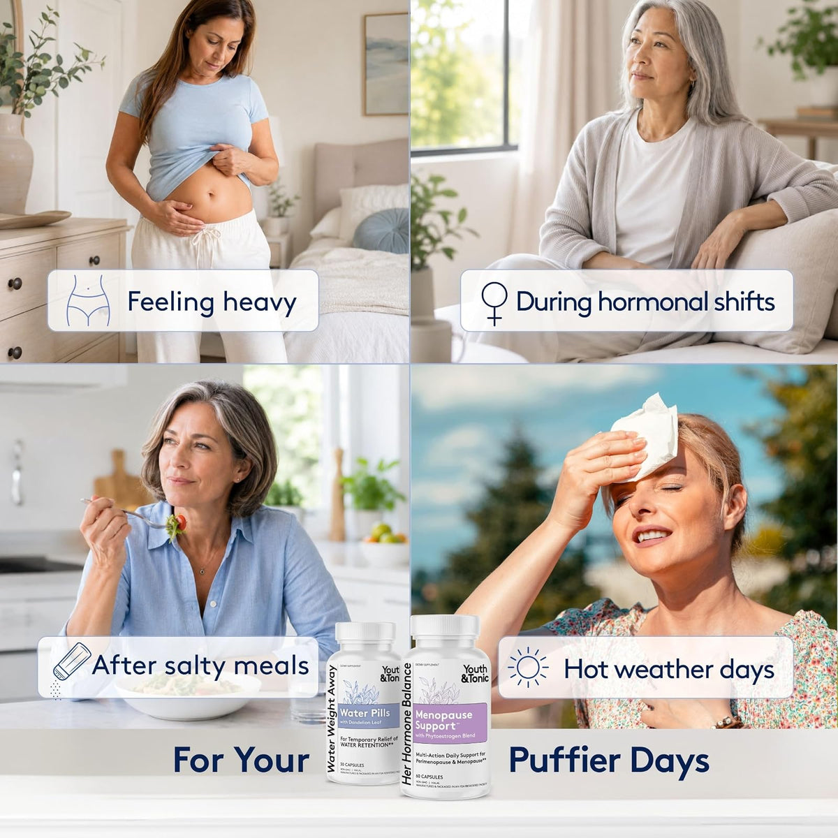 support for hormonal balance during menopause