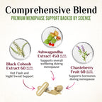 Support for hot flashes and mood