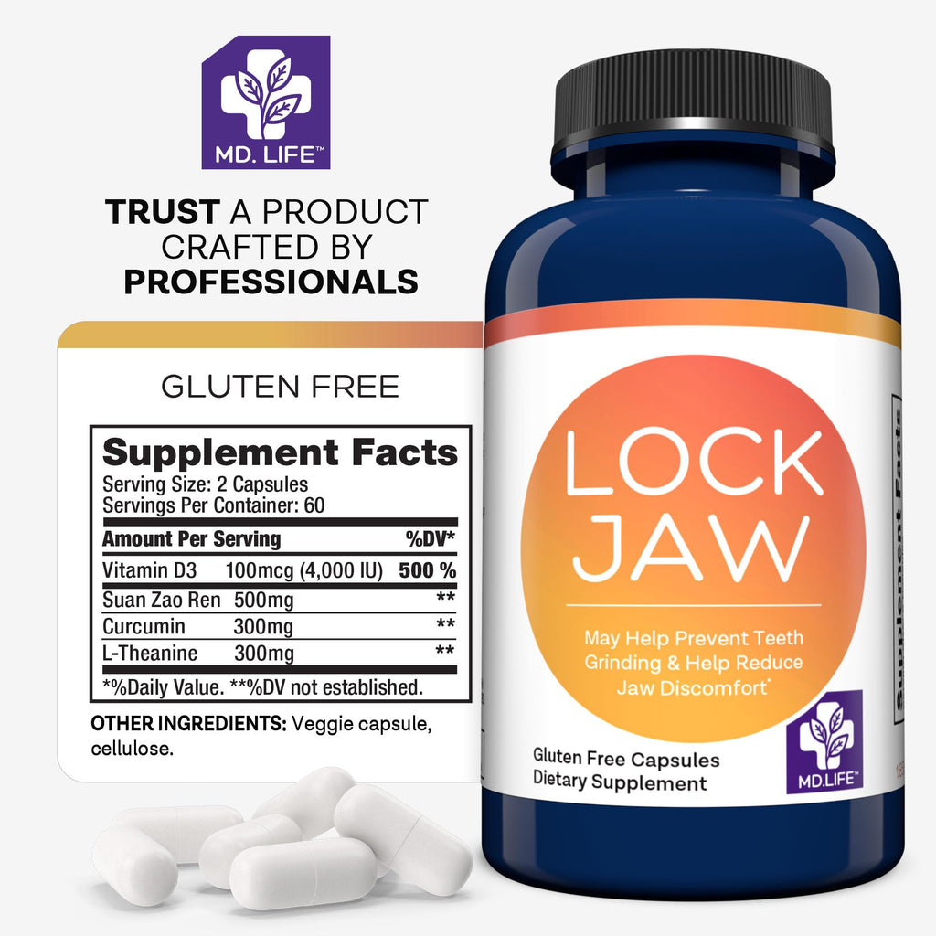 support for jaw muscle relaxation