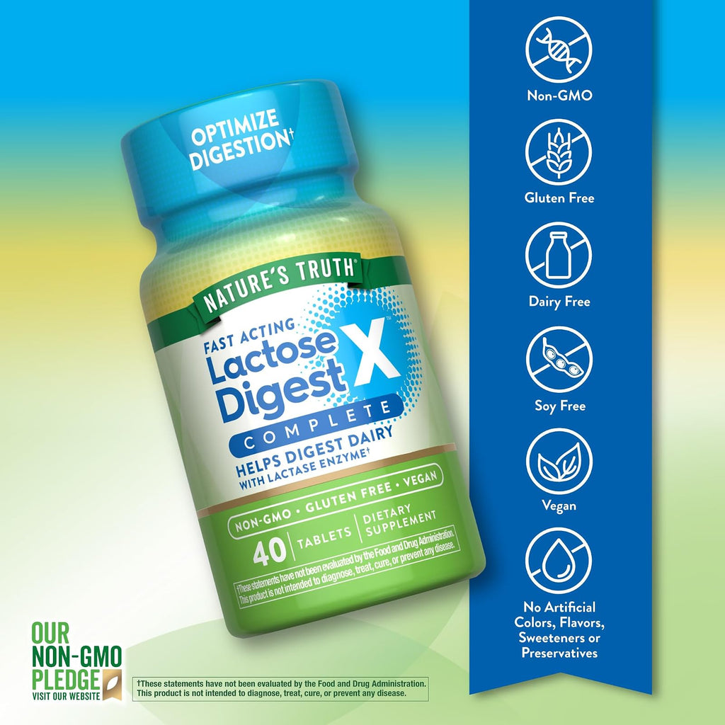 support for lactose intolerance
