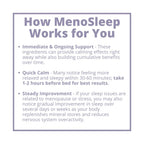 support for menopause symptoms relief