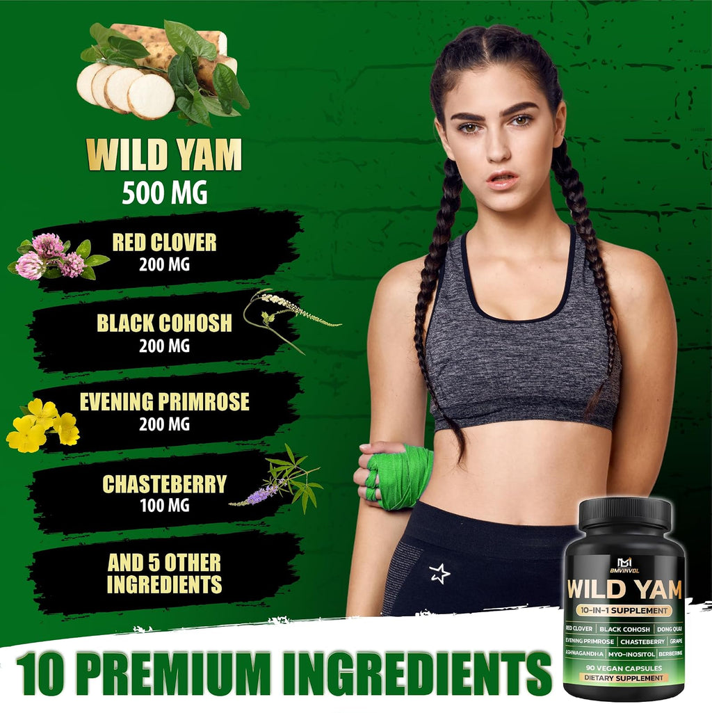 Support for menstrual cycle regulation with Wild Yam