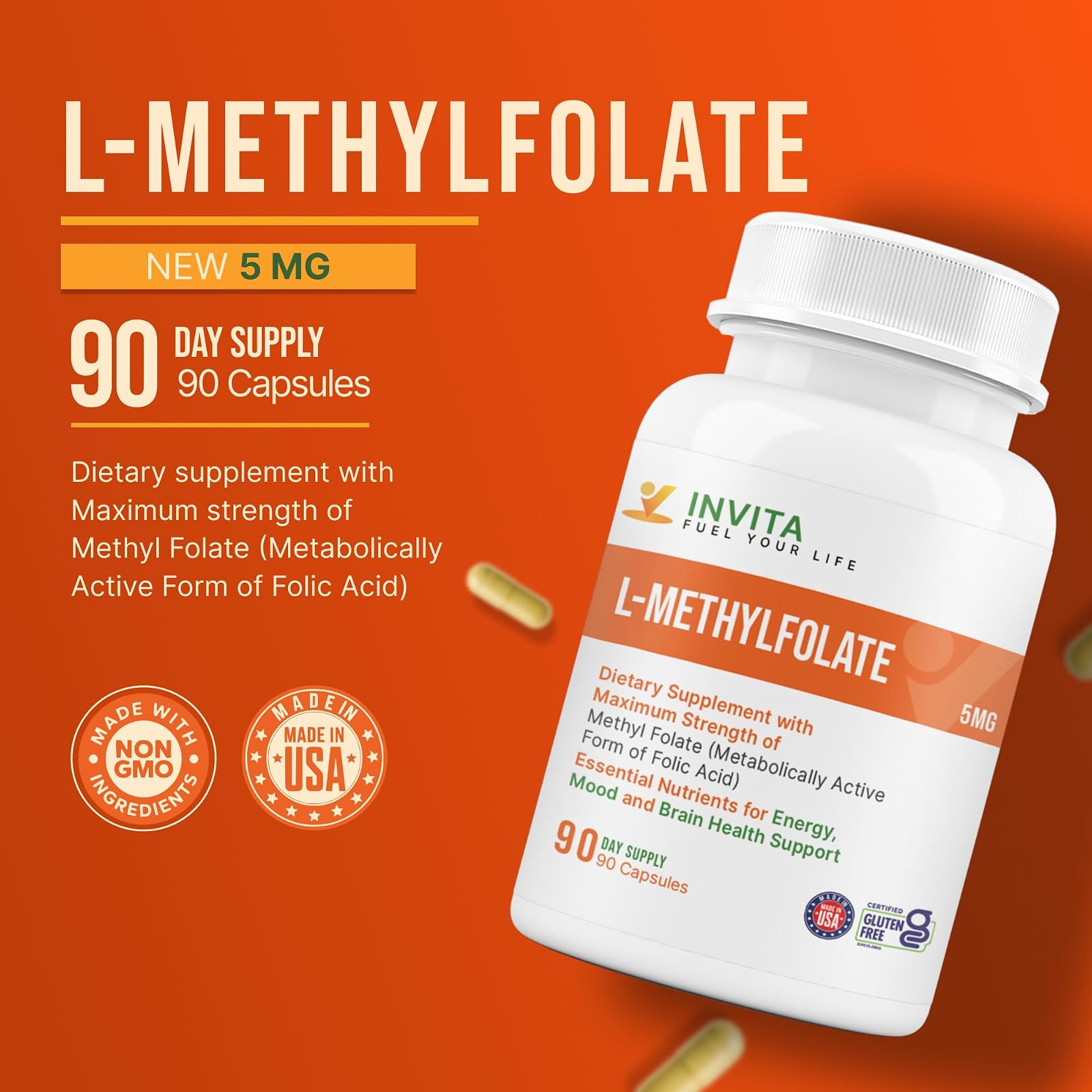 support for methylfolate deficiency